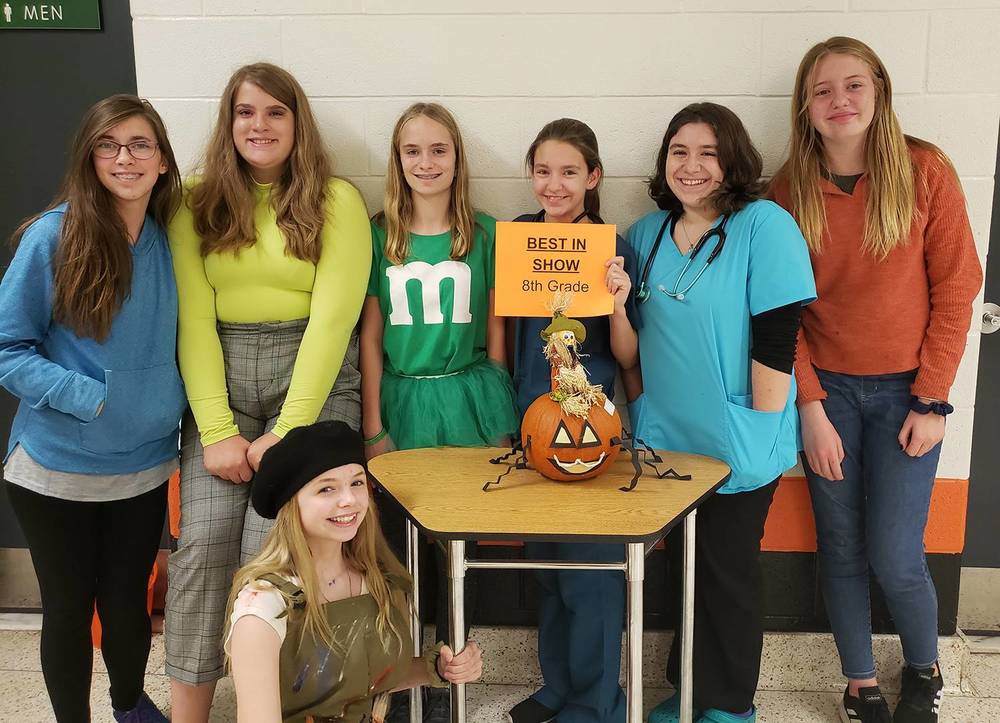 Middle school pumpkin contest winners | Walton Central School District