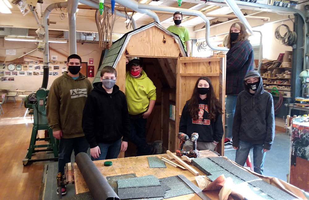 Construction class finishes project | Walton Central School District